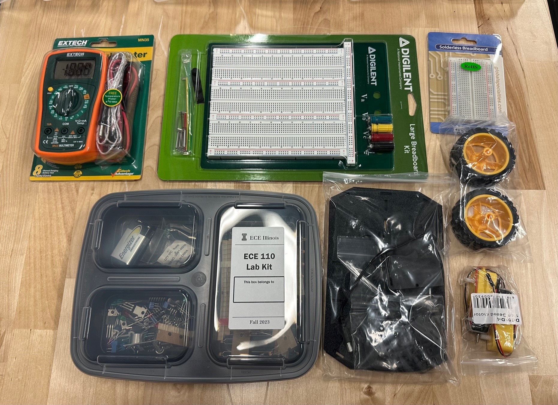 Lab Kits: ECE 110 | Electrical & Computer Engineering | Illinois