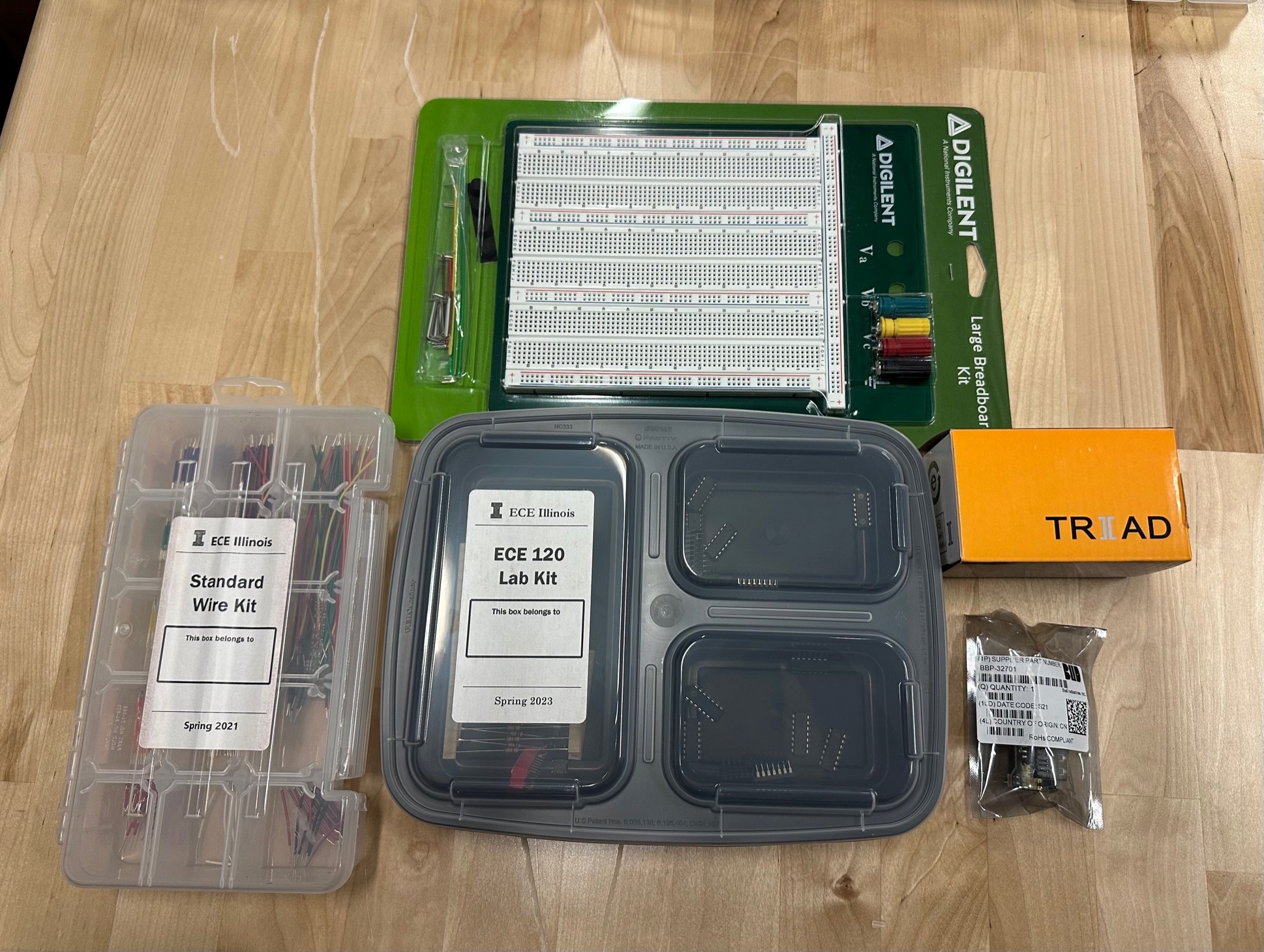 Lab Kits: ECE 120 | Electrical & Computer Engineering | Illinois