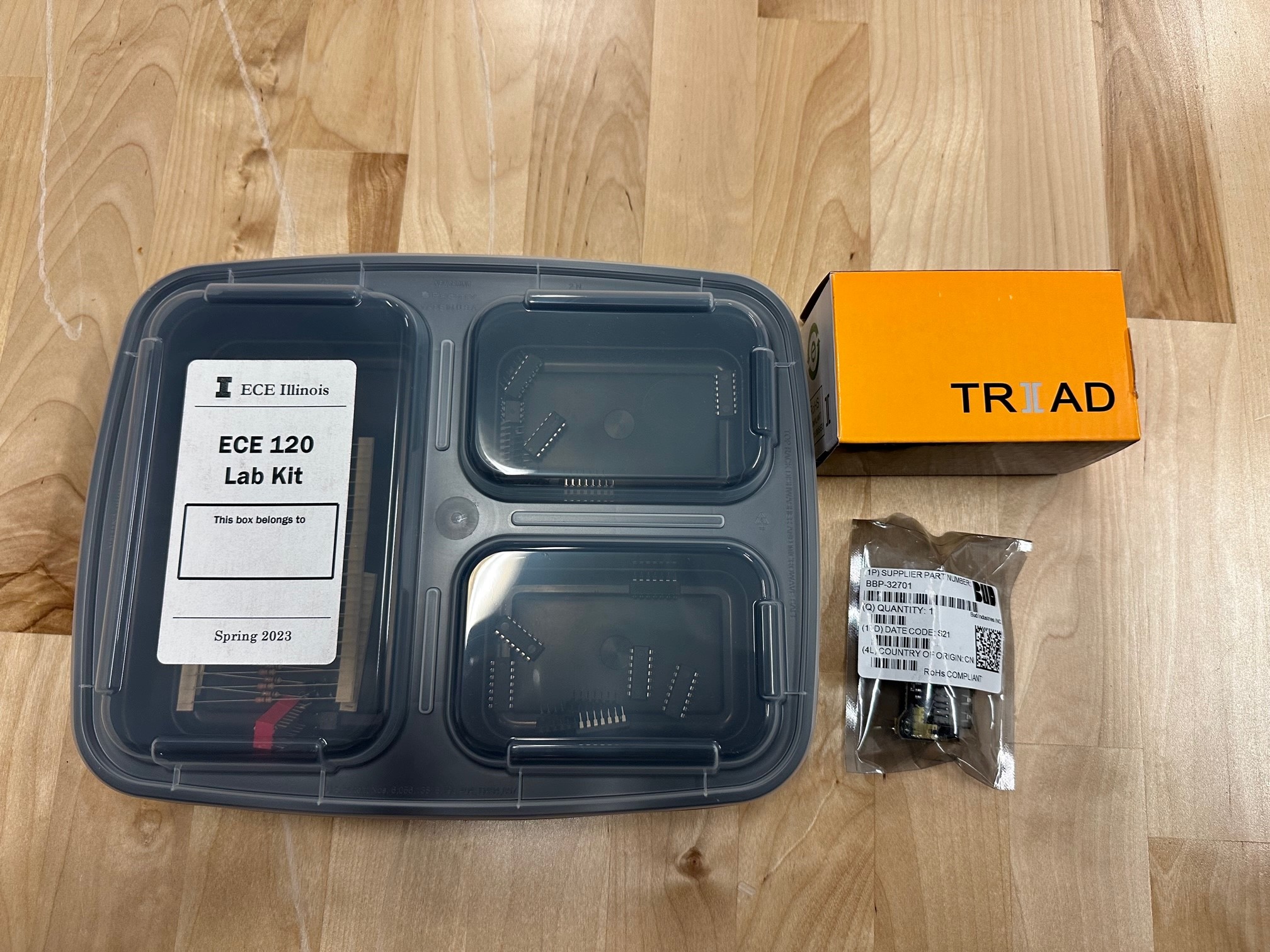 Lab Kits: ECE 120 | Electrical & Computer Engineering | Illinois