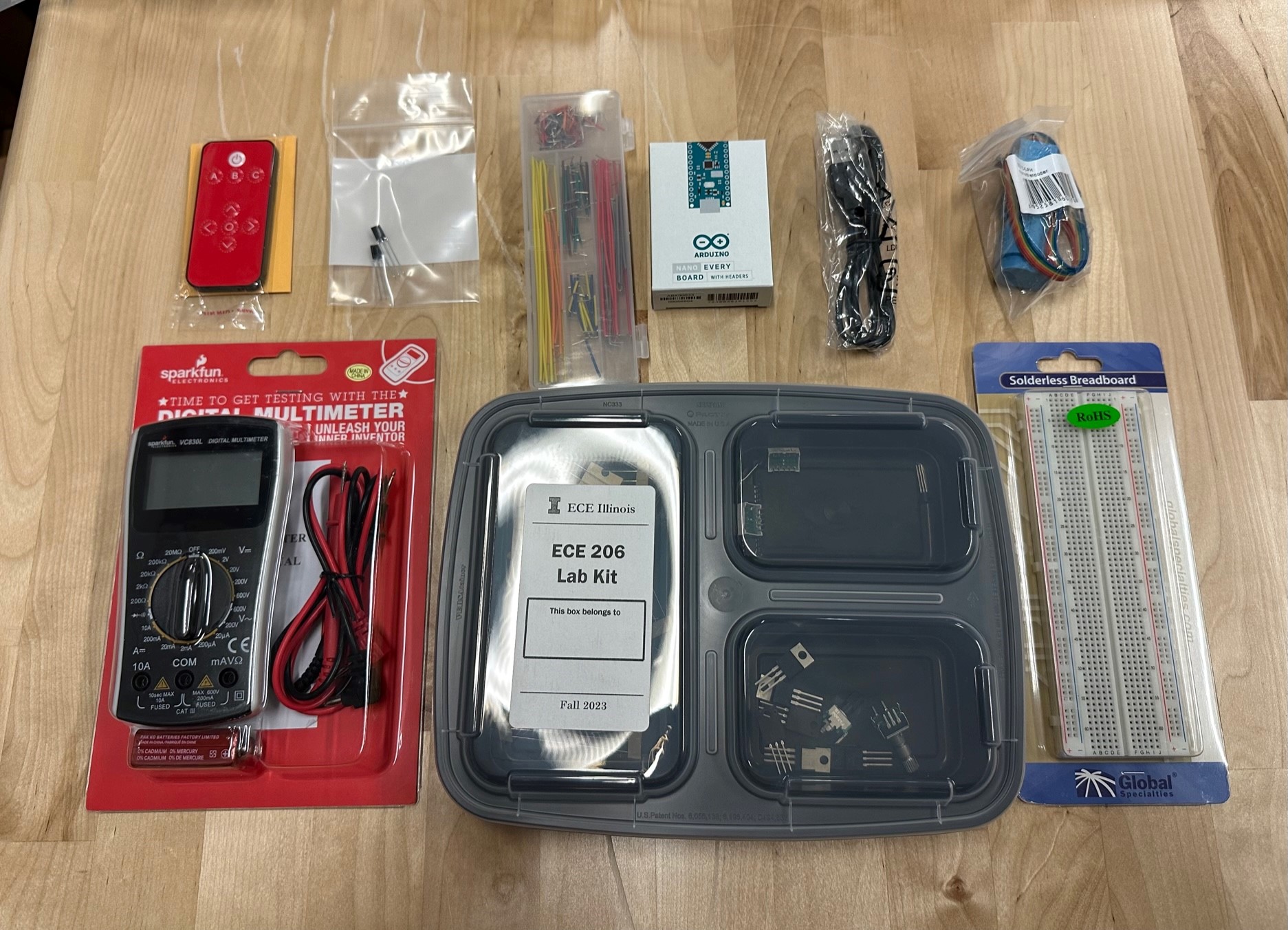 Lab Kits: ECE 206 | Electrical & Computer Engineering | Illinois